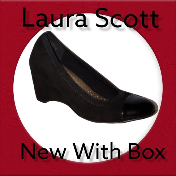 Laura Scott | Shoes | Laura Scott Carmen Wedge Heel | Poshmark